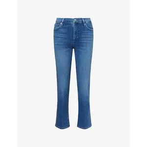 FRAME Le Sleek Straight-leg Stretch-denim Blend Jeans