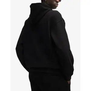 Hugo Logo-print Relaxed-fit Cotton Hoodie
