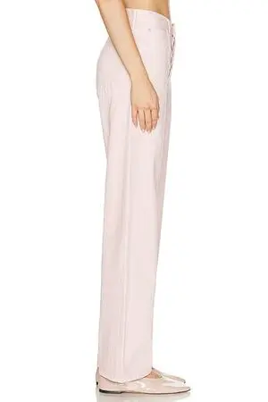 AGOLDE Ren High Rise Wide Leg Jeans - Foundation