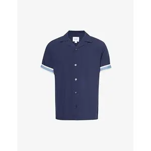 CHE Valbonne Relaxed-fit Woven Shirt - Navy