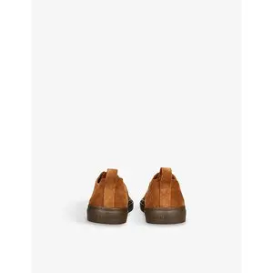 Grenson Suede Lace-up Trainers - Mustard