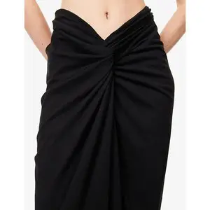 Dries Van Noten Cotton-jersey Midi Skirt