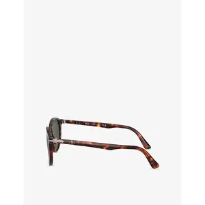 Persol Po3152s Round-frame Sunglasses - Brown
