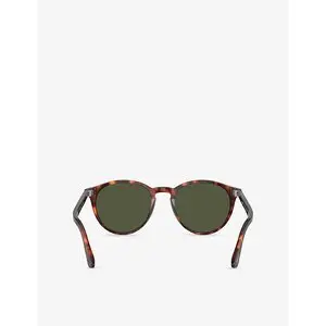 Persol Po3152s Round-frame Sunglasses - Brown