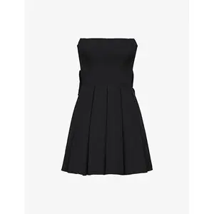 House Of Cb House Of CB Emmanuela Strapless Woven Mini Dress Black