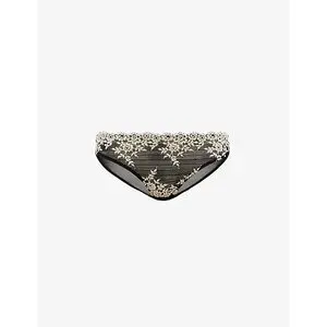 Wacoal Embrace Lace Stretch-lace Bikini Briefs - Black