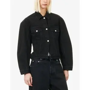 Jacquemus La Veste Regular-fit Denim Jacket - Black
