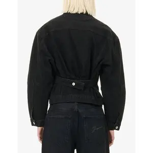 Jacquemus La Veste Regular-fit Denim Jacket - Black