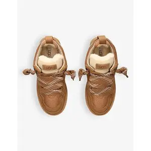 UGG Lowmel Suede And Mesh Low-top Trainers - Tan