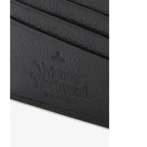 VIVIENNE WESTWOOD Milano Grained Leather Billfold Wallet