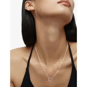 Monica Vinader Alta Textured Chain Necklace
