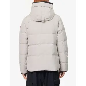 Canada Goose Macmillan Funnel-neck Twill-down Parka Jacket - Limestone