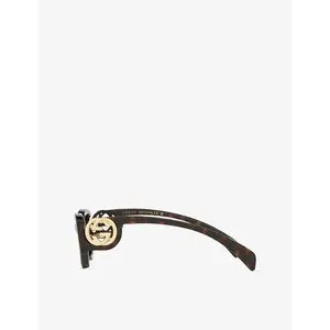 Gucci Cat Eye-frame Acetate Sunglasses - Brown