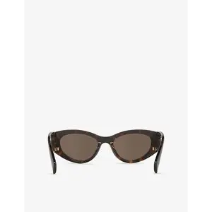 Gucci Cat Eye-frame Acetate Sunglasses - Brown