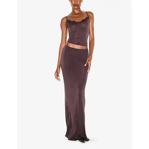 SKIMS Sheer Modal Lace Camisole Top
