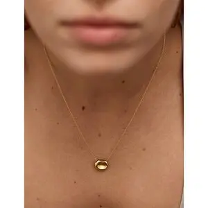 Monica Vinader Aria Pebble Charm Necklace