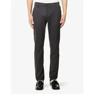 Paige Transcend Knit Stafford Tapered Trousers - Rocket
