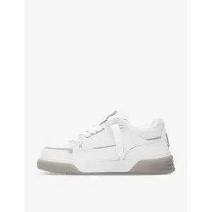 REPRESENT Studio Panelled Leather Mid-top Sneakers