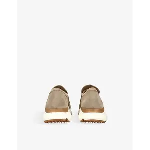 TOD'S Sport 54 Suede Loafers - Camel