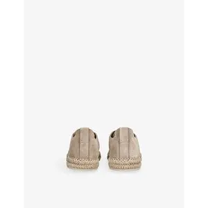 Zegna Triple Stitch Suede Espadrilles - Grey