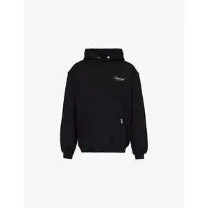 REPRESENT Owners Club Script Kangaroo-pocket Relaxed-fit Hoodie