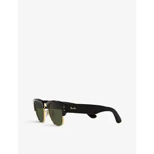 Ray-ban Mega Clubmaster Square Acetate Sunglasses - Black