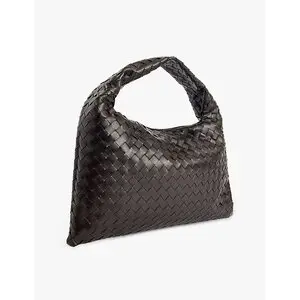 Bottega Veneta Hop Small Leather Shoulder Bag - Fondant-m Brass