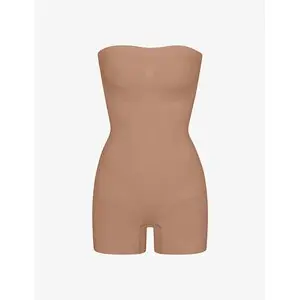 SKIMS Seamless Sculpt Strapless Stretch-woven Body - Sienna