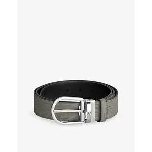 Montblanc Logo-plaque Leather Belt - Multi-coloured