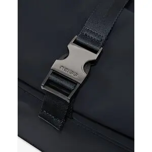 REISS Branded Woven Roll-top Backpack