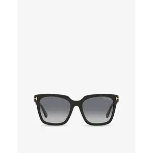 TOM FORD Square-frame Acetate Sunglasses - Black