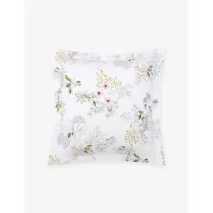 YVES DELORME Orchidee Floral-print Cotton-sateen Oxford Pillowcase 65cm X 65cm - Multicoloured