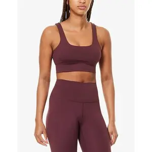 Varley Freesoft Scoop-neck Stretch-woven Bra