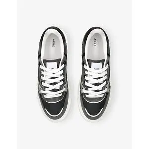 ARNE Atlas Leather And Mesh Trainers