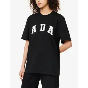 ADANOLA Logo-embroidered Cotton-jersey T-shirt