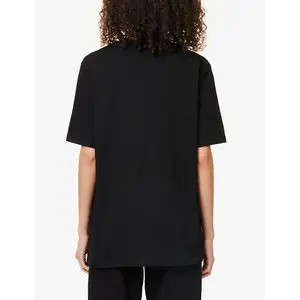 ADANOLA Logo-embroidered Cotton-jersey T-shirt