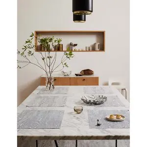 CHILEWICH Woodgrain Rectangle-shape Woven Placemat 36cm X 48cm