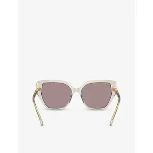 SWAROVSKI Irregular Frame Sunglasses
