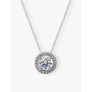 CARAT* LONDON Gwen Sterling- And Cubic Zirconia Necklace - Silver