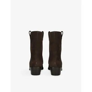 Khaite Clive 35 Suede Ankle Boots
