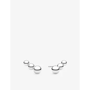 SIF JAKOBS Bormio Piccolo Rhodium-plated Sterling- Stud Earrings - Silver