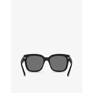 Gucci Rectangle-frame Injected Sunglasses - Black