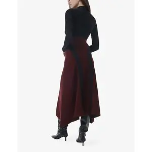 LEEM Patterned Knitted Maxi Dress