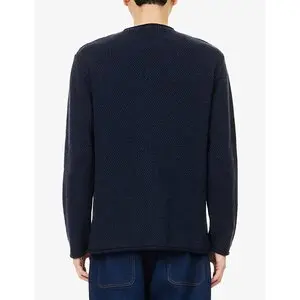 FINISTERRE Barents Long-sleeve Wool-blend Jumper - Indigo