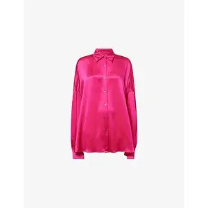 Dries Van Noten Oversized Casia Silk Shirt