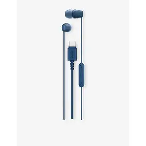 SONY Usb C Wired Earbuds With Mic Blue