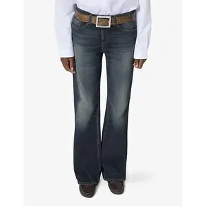 The Kooples Bootcut Regular-fit Denim Jeans - Medium Blue