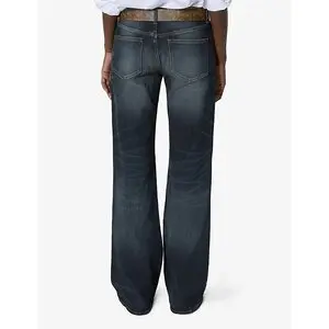 The Kooples Bootcut Regular-fit Denim Jeans - Medium Blue