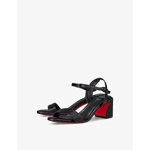 CHRISTIAN LOUBOUTIN Miss Jane 55 Leather Heeled Sandals