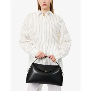 TOTEME T-lock Leather Top Handle Bag
